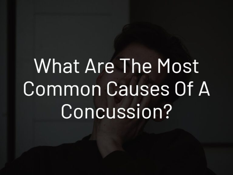 What Are the Most Common Causes of a Concussion? - Knowles Law Firm