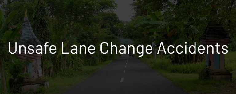 Unsafe Lane Change Accidents - Knowles Law Firm
